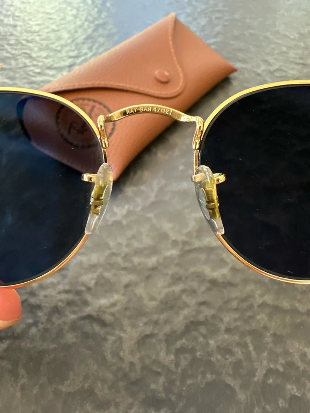 Ray-Ban | Accessories | Rayban Polarized Rb3447 Round Metal Sunglasses ...